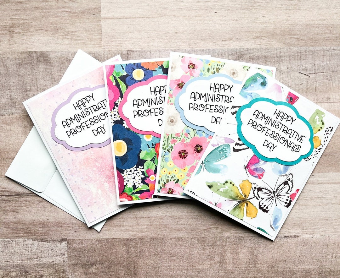 Set of Administrative Professional's Day Cards, Bulk Administrative ...