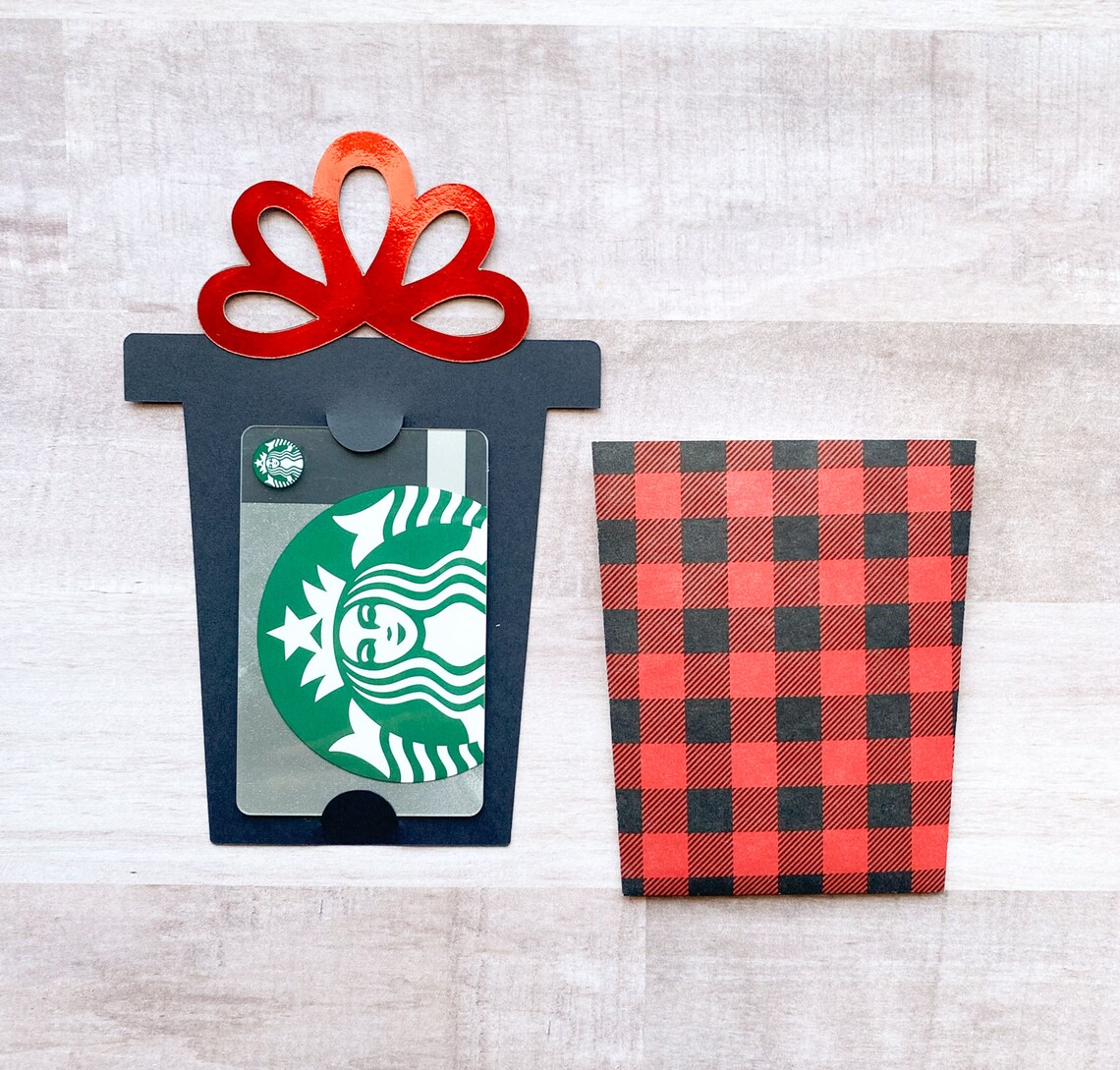 Set of 2 Christmas Gift Card Holders Holiday Gift Card | Etsy