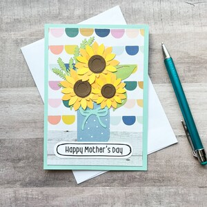 Happy Mother's Day Card, Sunflower Mother's Day Gift, Daisy Mother's ...