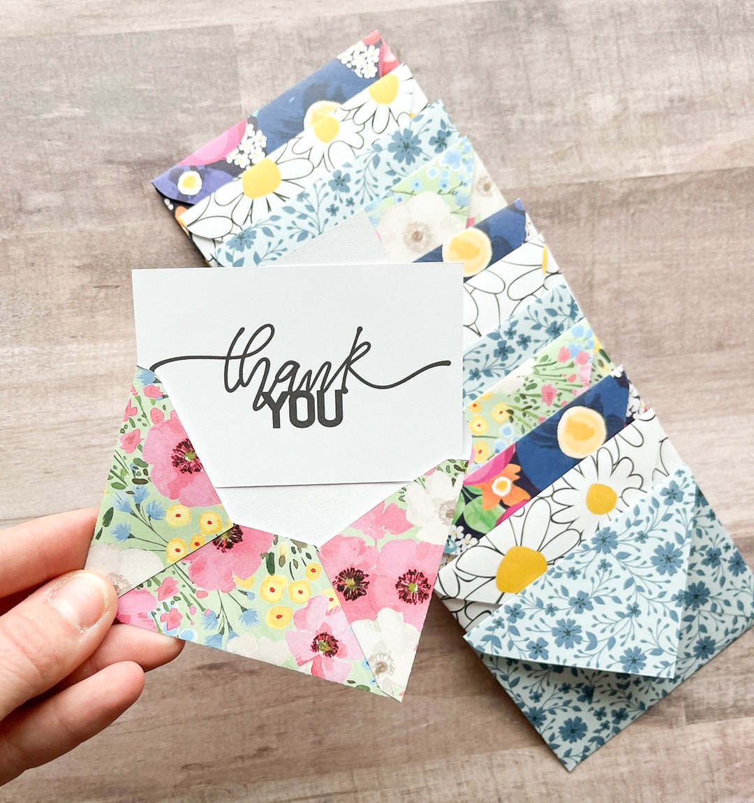 Mini Thank You Notes Small Thank You Cards and Envelopes - Etsy