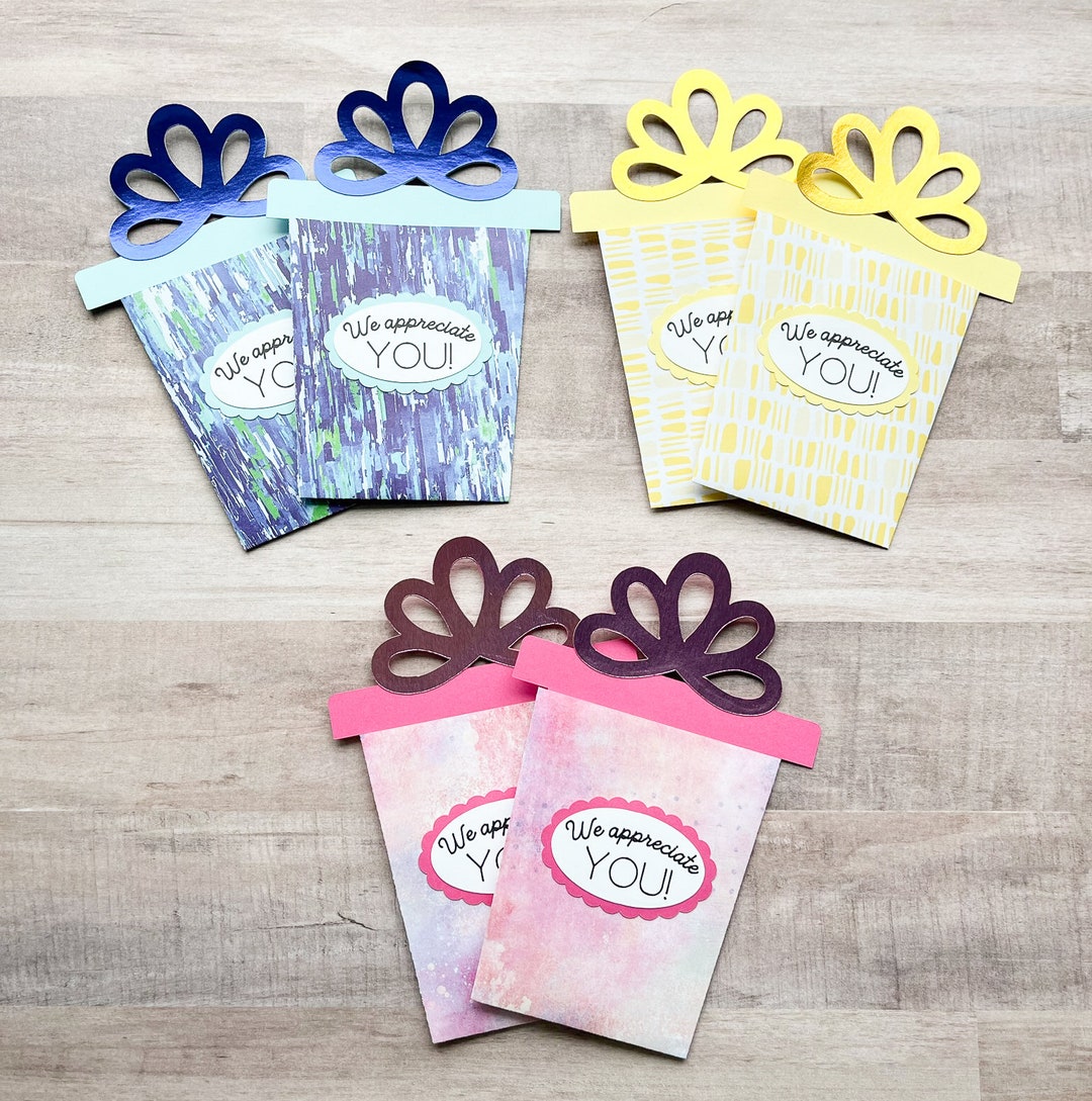 Employee Appreciation Gift Card Holder, We Appreciate You Gift ...