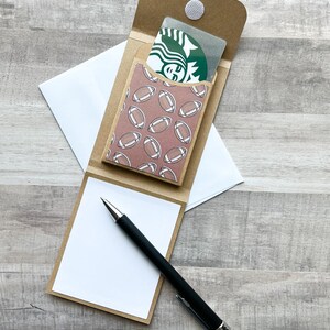 Football Gift Card Wallet, Multiple Gift Cards Holder, Football Gift ...