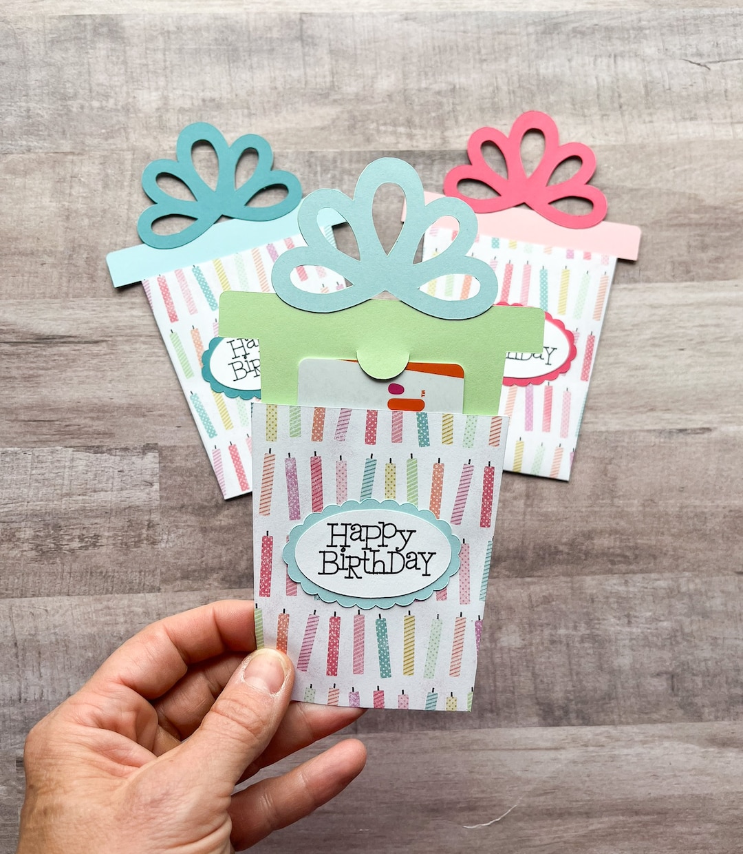 Gift Card Holder Birthday, Happy Birthday Gift Card Holder, Present ...
