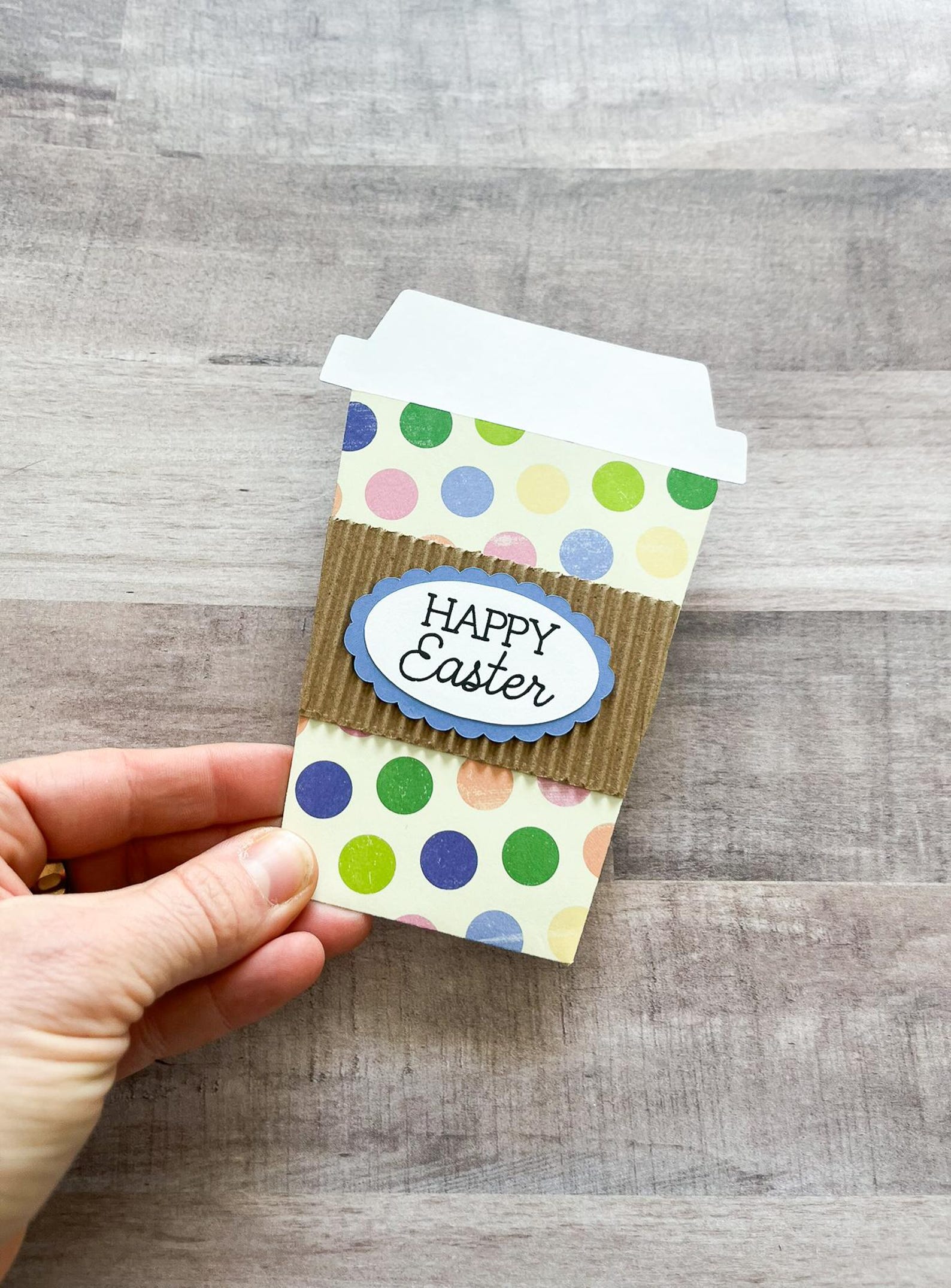 Easter Gift Card Holder, Coffee Cup Gift Card Holder, Gift for Easter ...