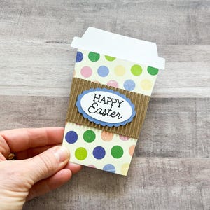 Easter Gift Card Holder, Coffee Cup Gift Card Holder, Gift for Easter ...