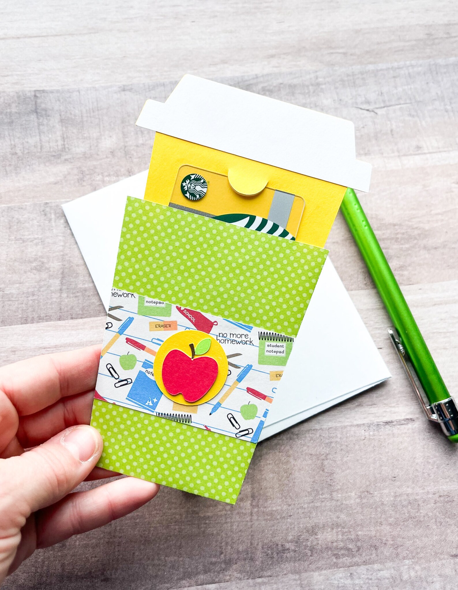 Teacher Gift Card Holder, Coffee Cup Gift Card Holder, Teacher ...