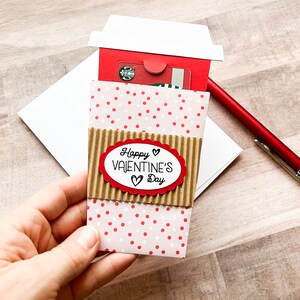 Happy Valentine's Day Gift Card Holder Coffee Cup Gift - Etsy
