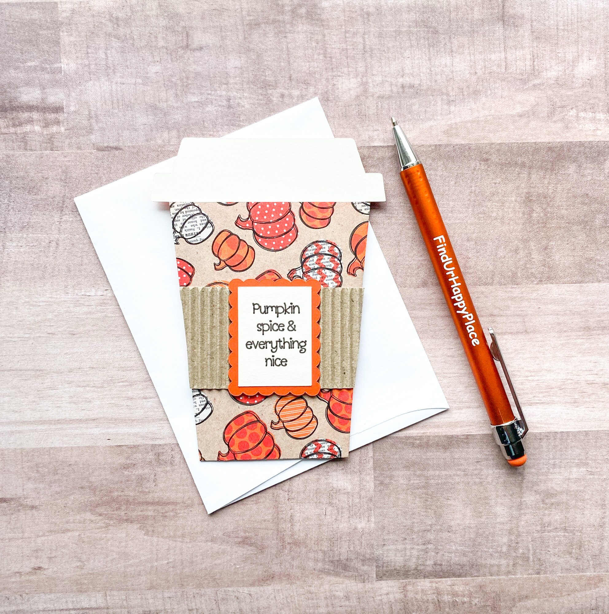 Coffee Cup Gift Card Holder, Halloween Teacher Gift, Fall Gift Card ...