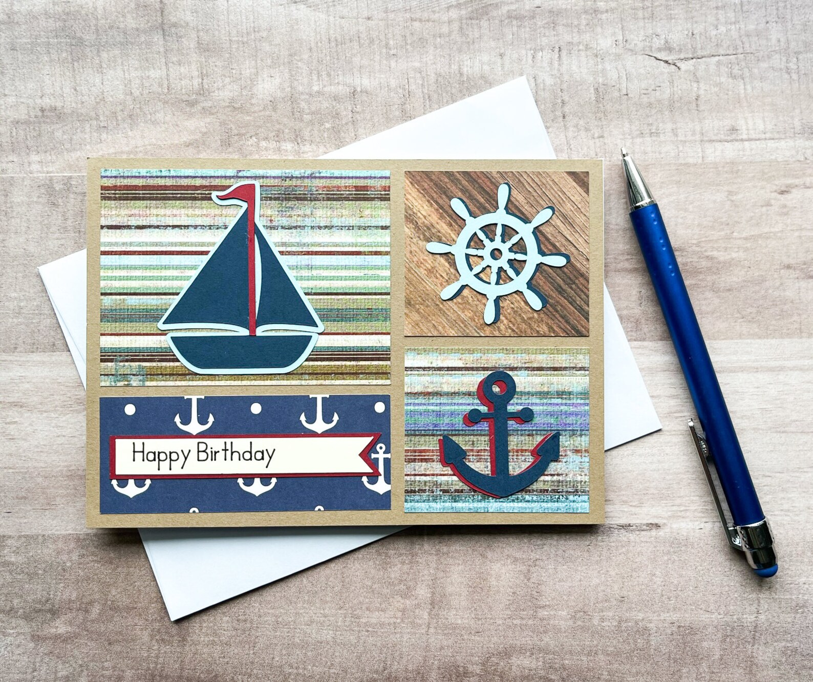 Sailing Birthday Card Boating Birthday Card Happy Birthday - Etsy