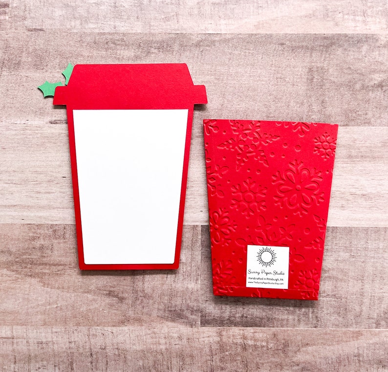 Merry Christmas Gift Card Holder Coffee Gift Card Holder - Etsy