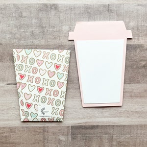 Happy Valentine's Day Gift Card Holder, Coffee Cup Gift Card Holder ...