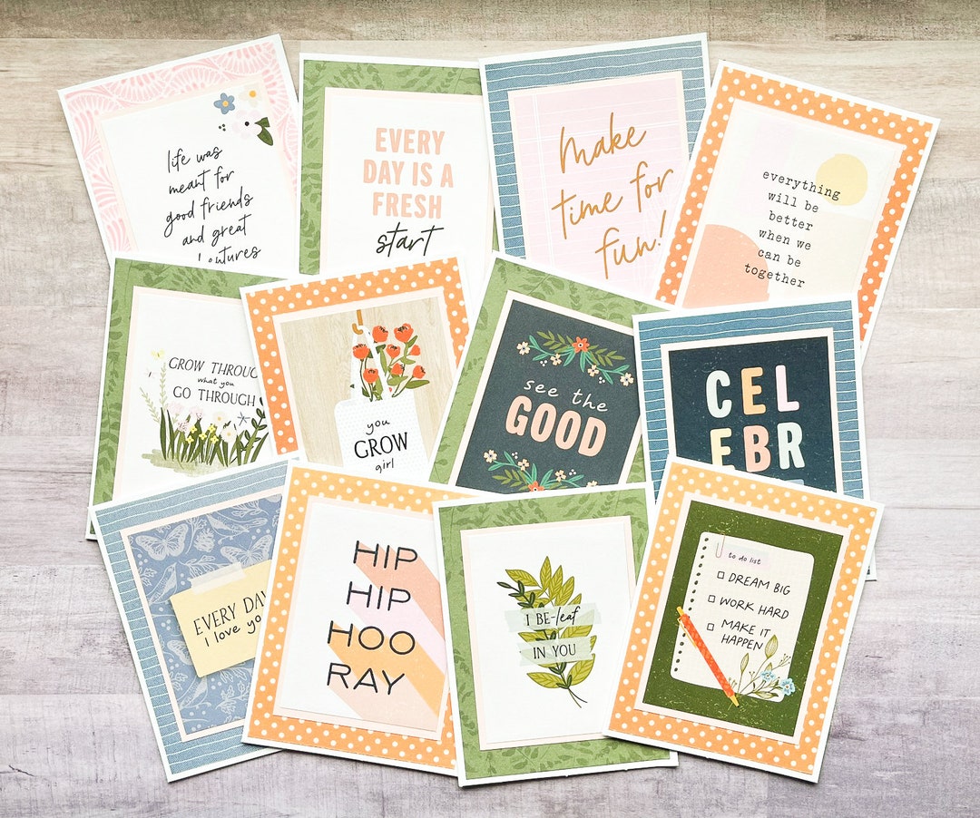 Set of 12 Encouragement Cards, Motivational Notecards, Cards for ...