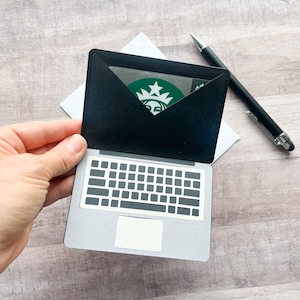 Laptop Gift Card Holder, Computer Gift Card Holder, Gift for Student ...