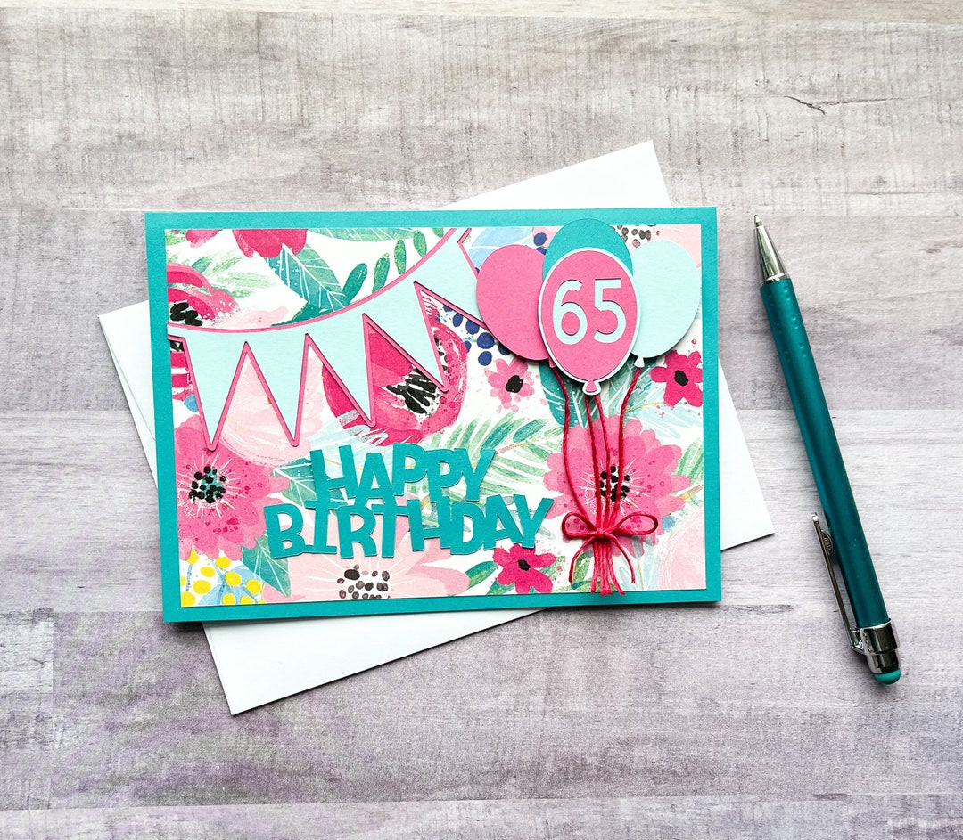 Happy Birthday Card Personalized Birthday Card for Her - Etsy