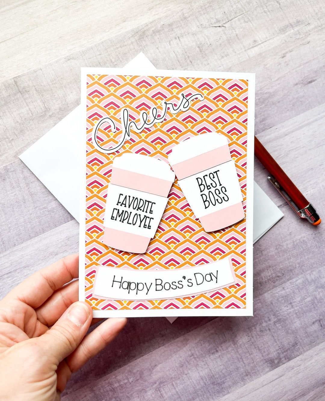 Boss Day Card, Funny Card for Boss, Funny Boss's Day Card, Card From ...