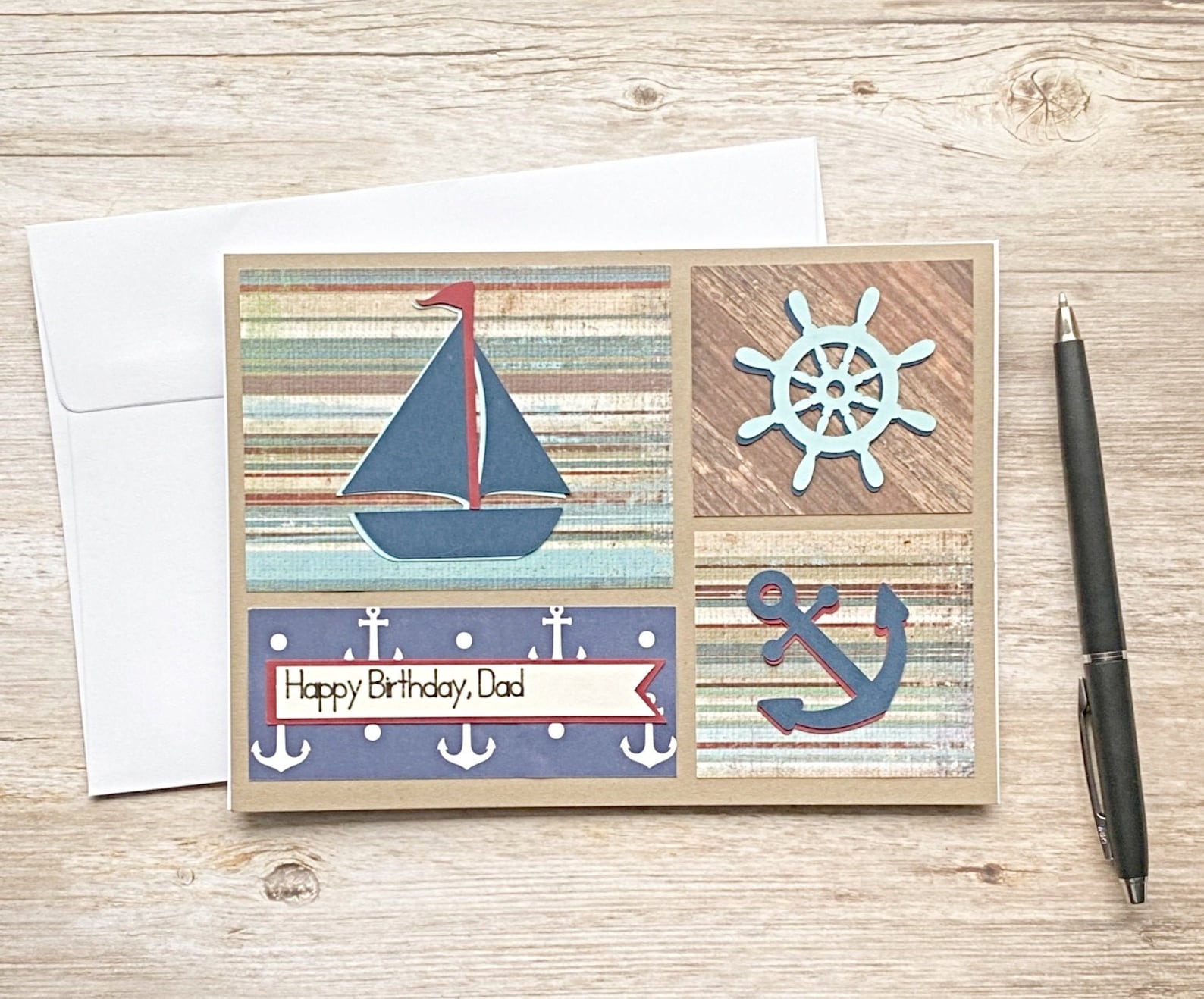 Sailing Birthday Card Boating Birthday Card Happy Birthday | Etsy