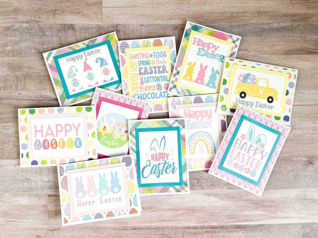 Bulk Easter Cards, Assorted Easter Card Pack, Spring Card Set, Pack of ...
