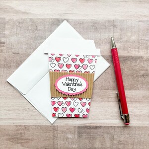 Happy Valentine's Day Gift Card Holder, Coffee Cup Gift Card Holder ...