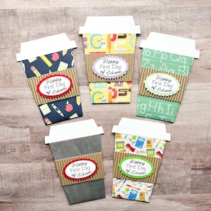 Teacher Gift Card Holder Coffee Cup Gift Card Holder Teacher - Etsy