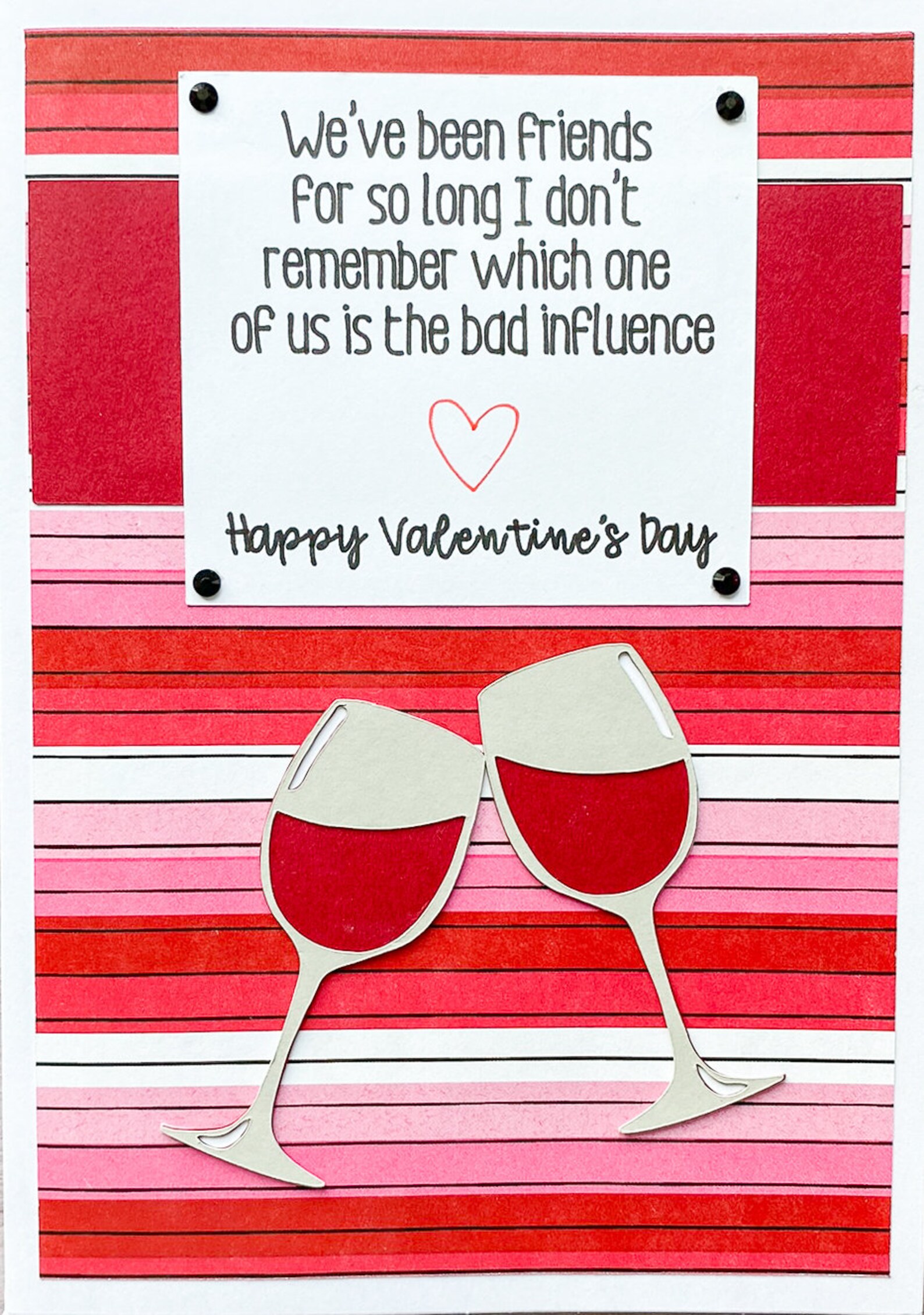 Best Friend Valentine's Day Card Happy Valentine's - Etsy
