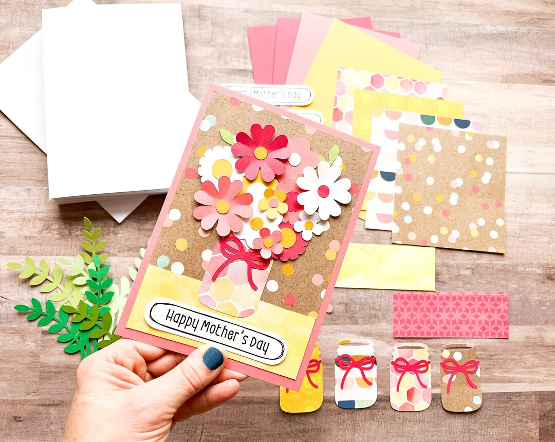 DIY Mother's Day Card Kit, Make Your Own Mother's Day Card, Mother's ...