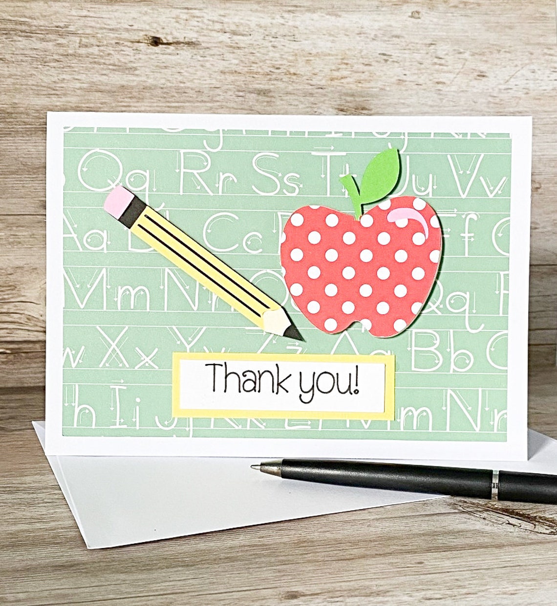 Teacher Thank You Card End of Year Teacher Card Teacher - Etsy