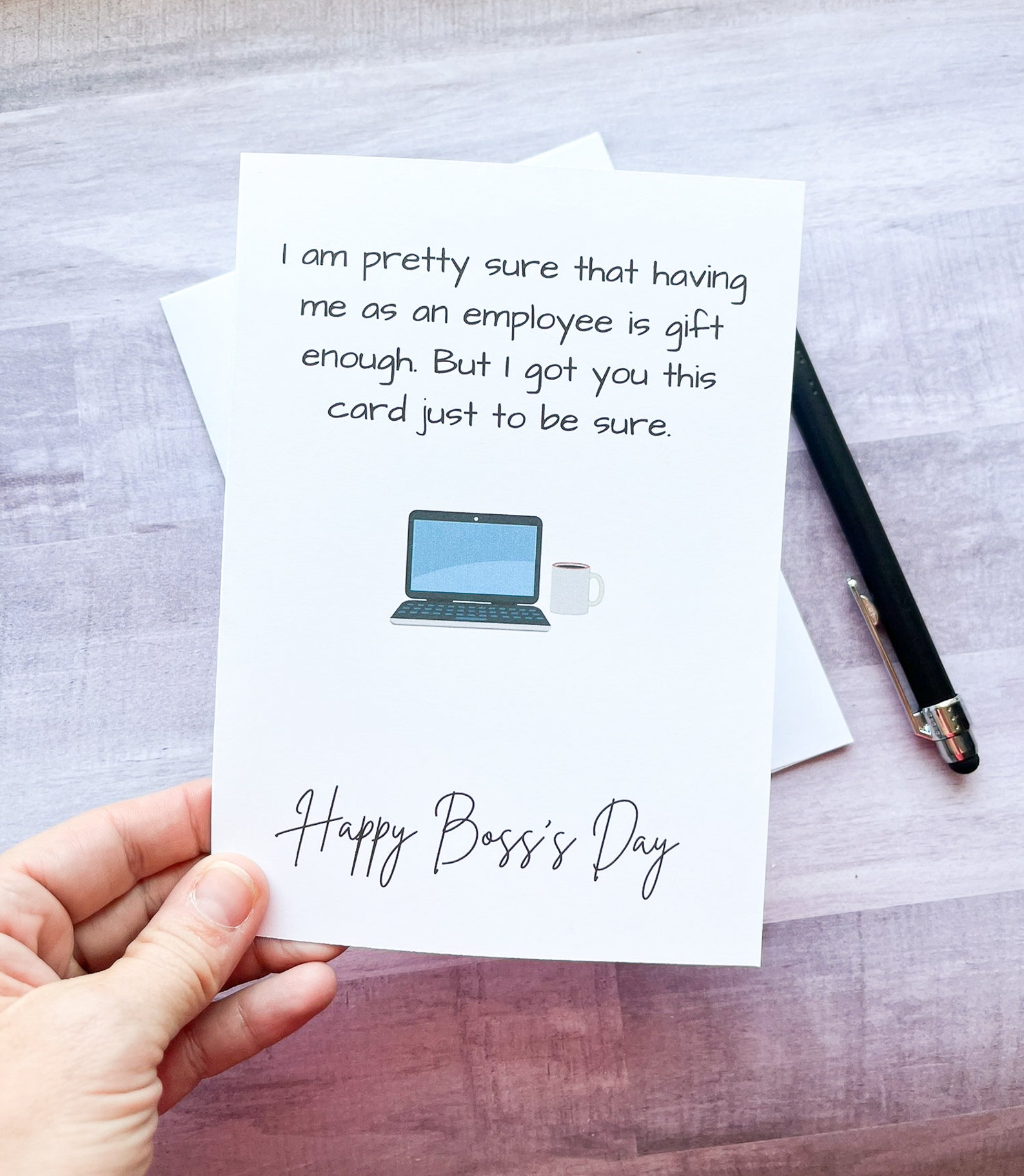 PRINTABLE Card for Boss's Day Funny Boss's Day Card - Etsy