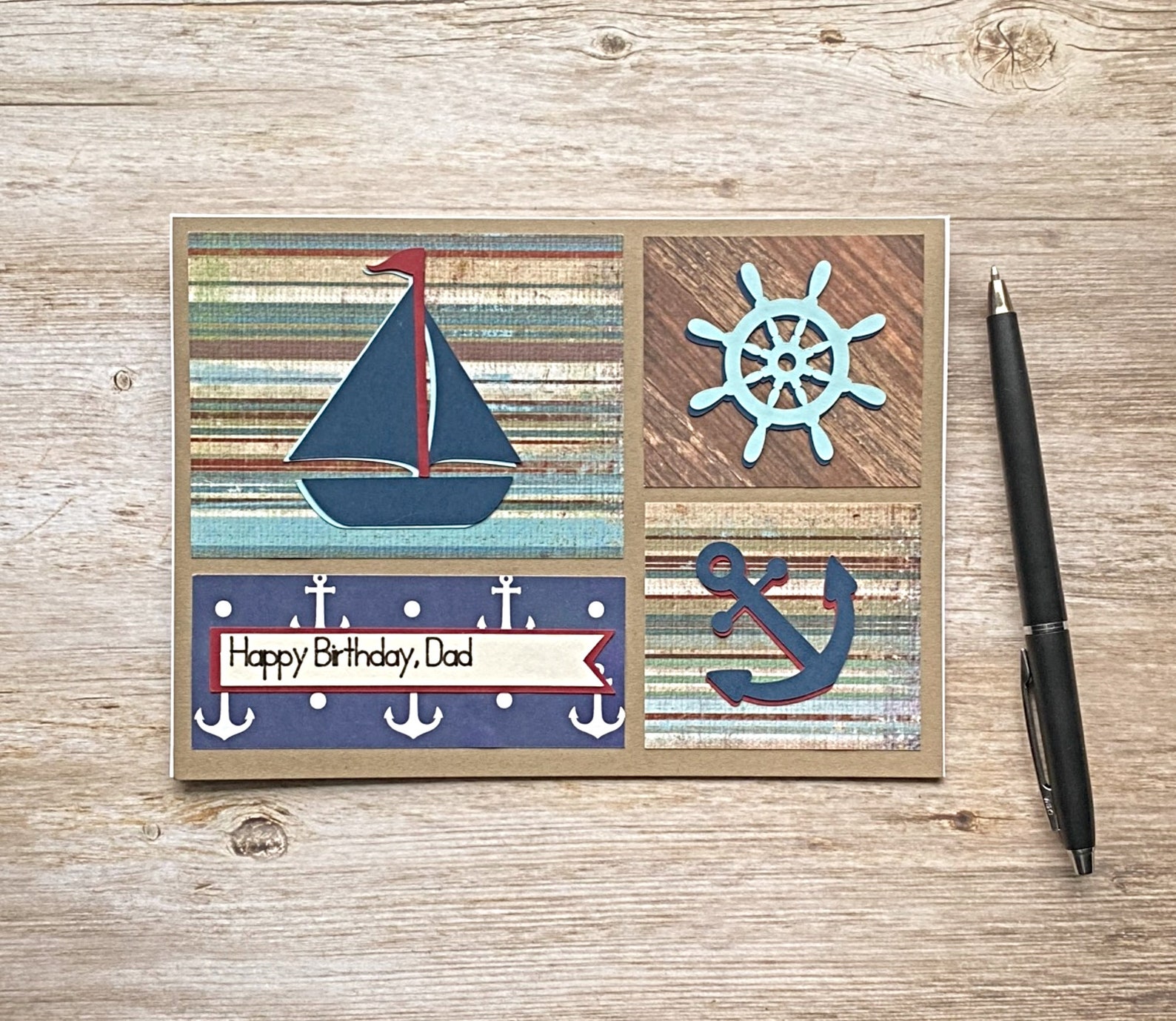 Sailing Birthday Card Boating Birthday Card Happy Birthday | Etsy