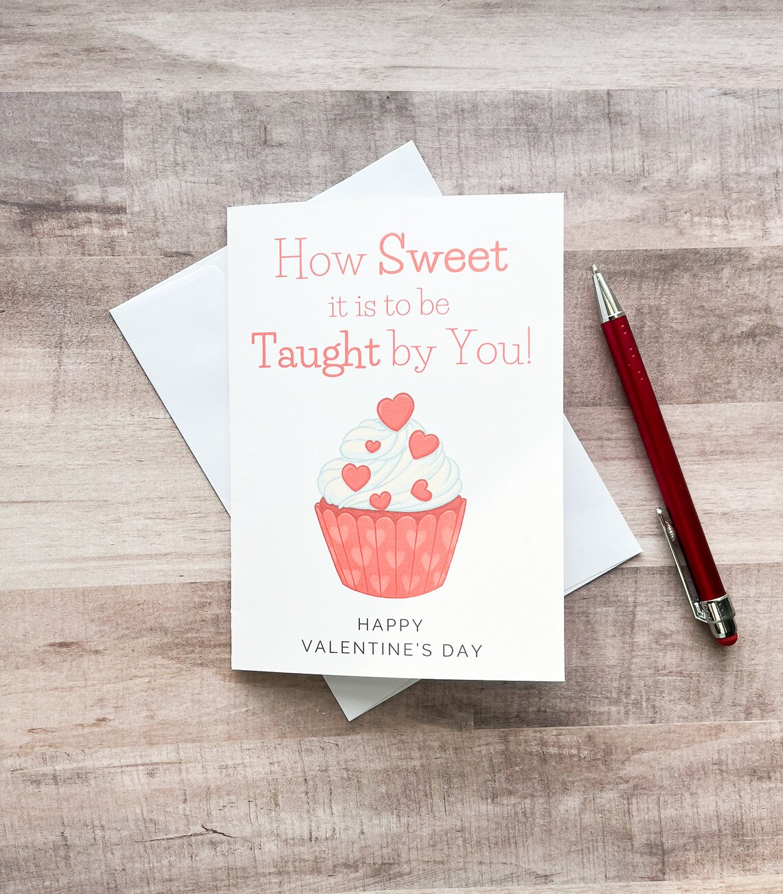 Valentine's Day Card for Teacher, Valentine for Paraprofessional, How ...