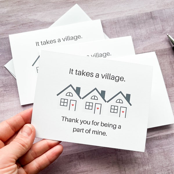 It Takes a Village - Etsy