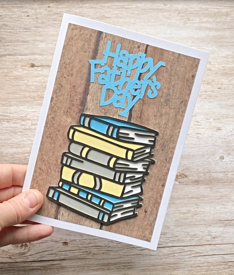 Father's Day Card for Book Lover Father's Day Card - Etsy