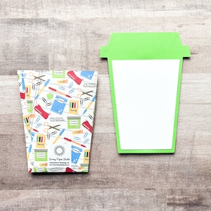 Teacher Gift Card Holder, Coffee Cup Gift Card Holder, Teacher ...