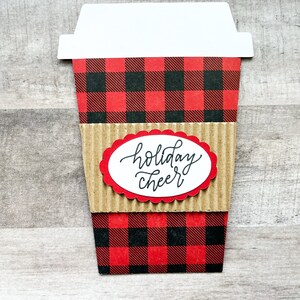 Christmas Gift Card Holder Set, Coffee Cup Gift Card Holders for the ...