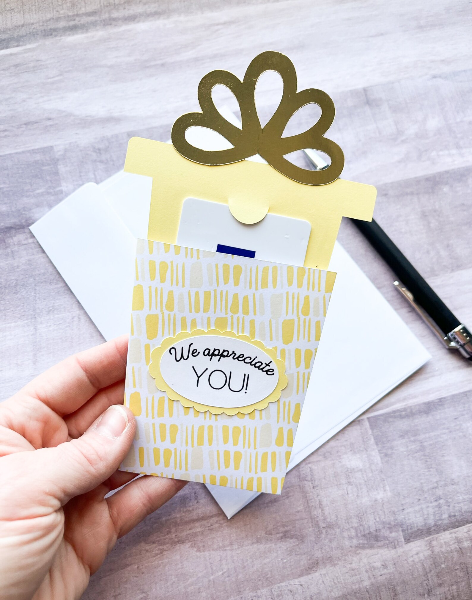 Boss Appreciation Gift Card Holder We Appreciate You Gift - Etsy