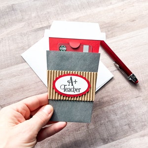 Teacher Gift Card Holder, Coffee Cup Gift Card Holder, Teacher ...