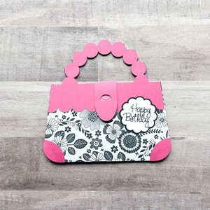 Birthday Gift Card Holder, Purse Giftcard Holder, Handbag Gift Card ...