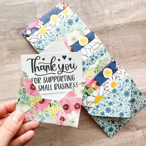 Mini Thank You Notes Small Thank You Cards and Envelopes - Etsy
