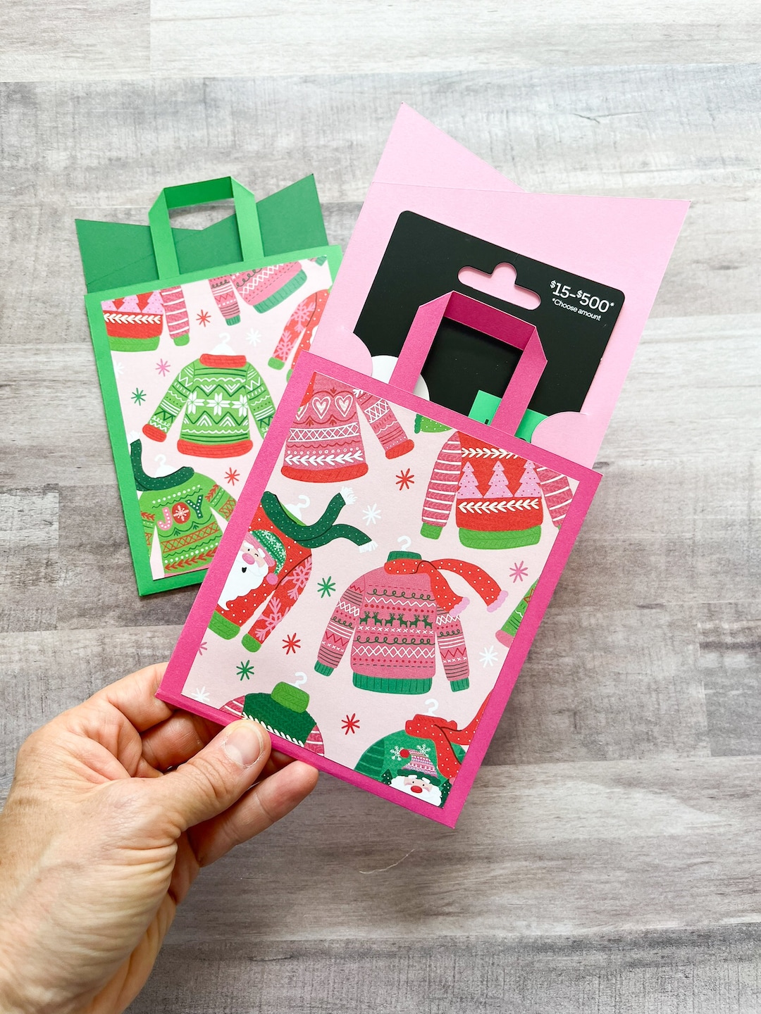 Extra Large Gift Card Holder, Christmas Gift Card Holders, Shopping Bag ...