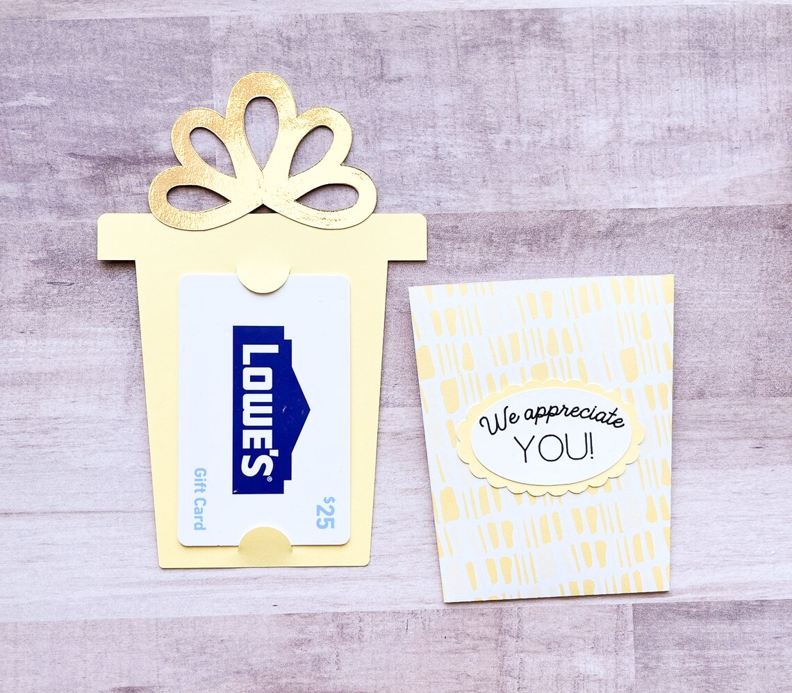 Boss Appreciation Gift Card Holder We Appreciate You Gift - Etsy