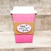 Set of 6 Valentine's Day Gift Card Holders, Coffee Cup Gift Card Holder ...