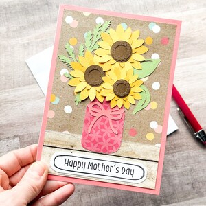 Happy Mother's Day Card, Sunflower Mother's Day Gift, Daisy Mother's ...