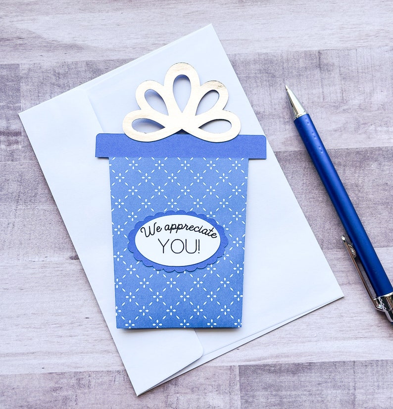Boss Appreciation Gift Card Holder We Appreciate You Gift - Etsy