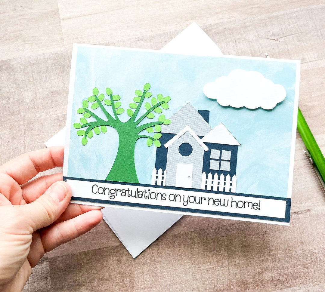 New Home Card, Card for New Homeowners, Housewarming Card ...