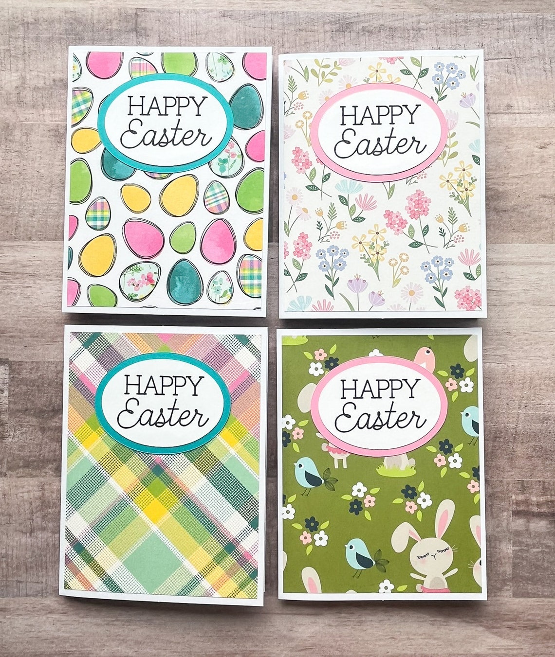 Easter Cards, Set of 4 Easter Cards, Bulk Easter Cards, Pack of Easter ...