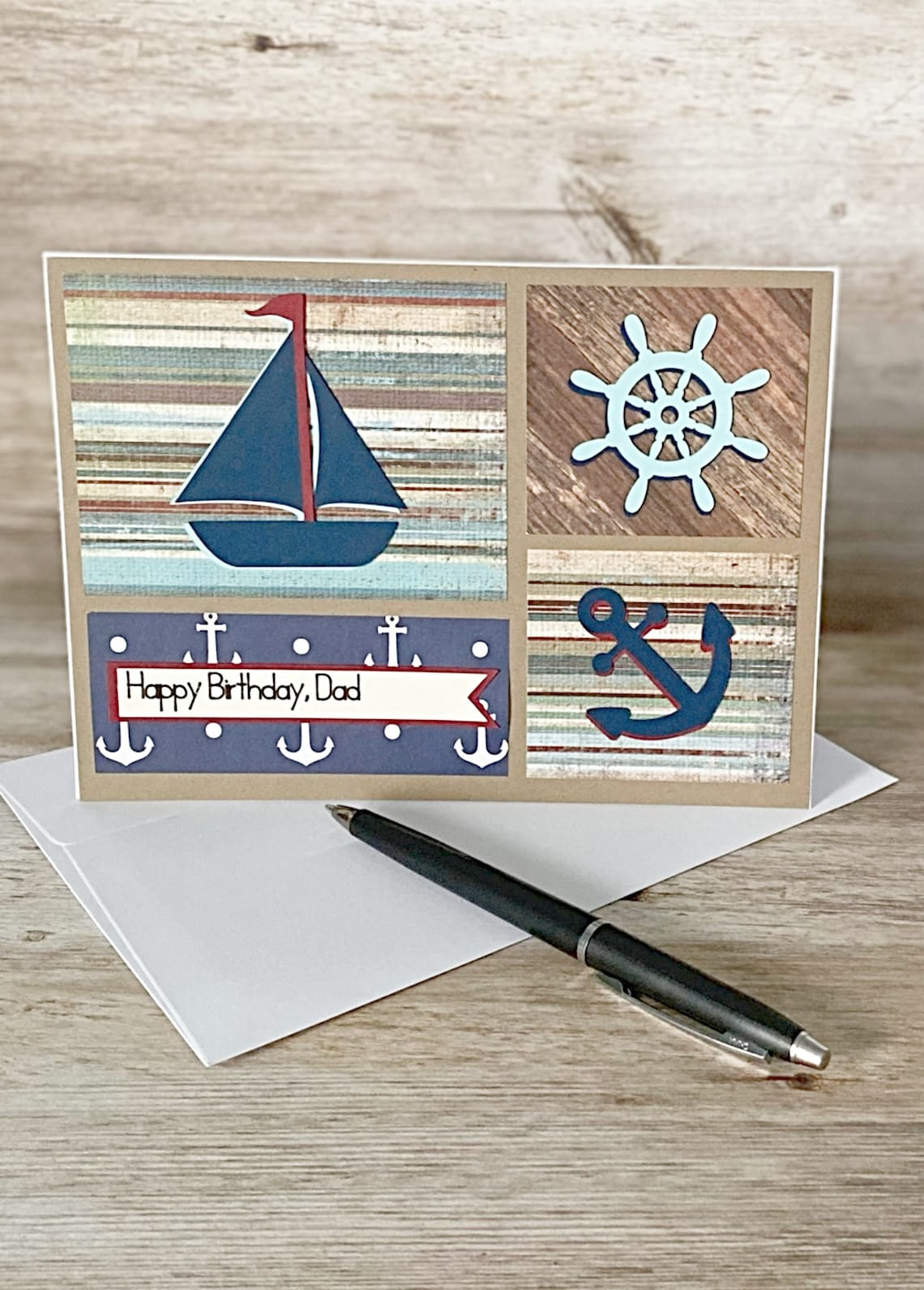 Sailing Birthday Card Boating Birthday Card Happy Birthday | Etsy