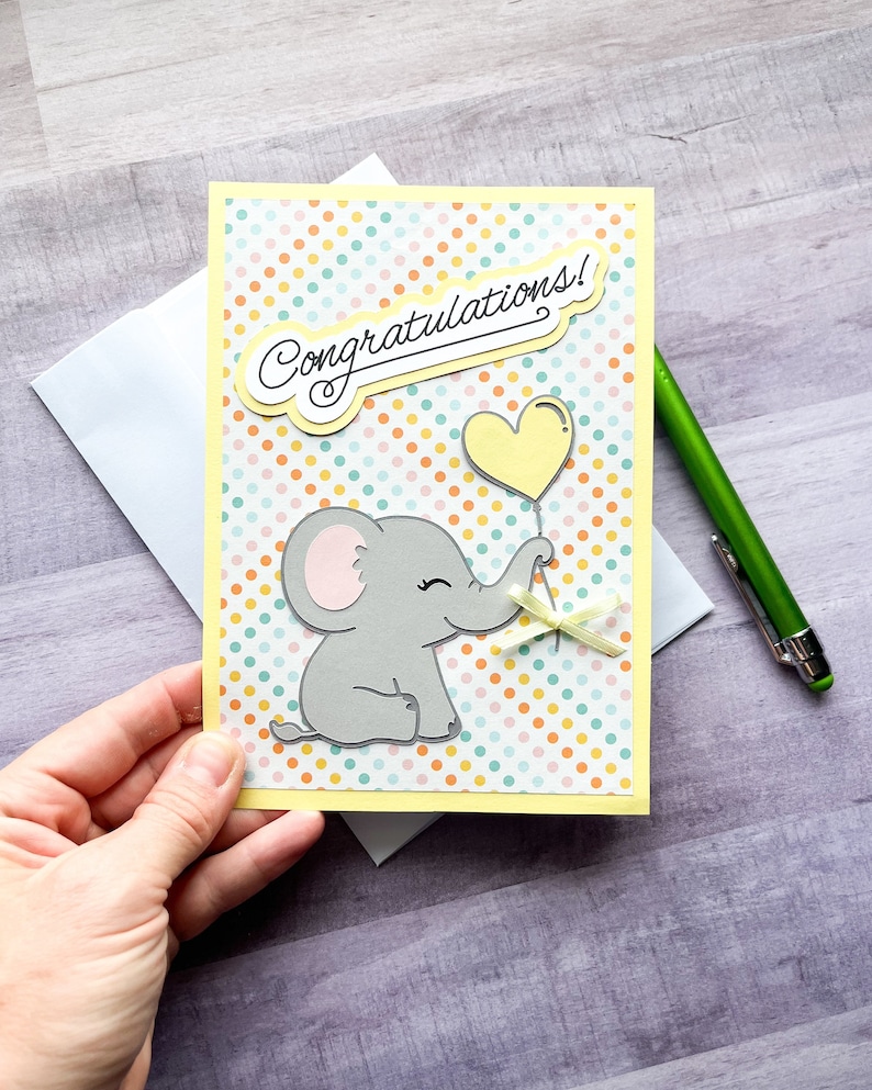 Congratulations New Baby Card Gender Neutral Baby Card - Etsy