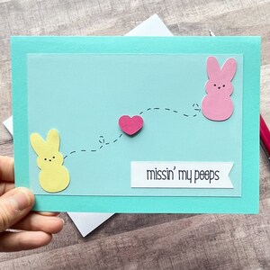 Missin My Peeps Easter Cards, Happy Easter Card Set, Funny Easter Cards ...