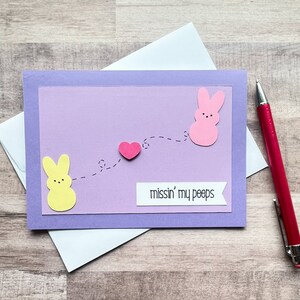 Missin My Peeps Easter Cards, Happy Easter Card Set, Funny Easter Cards ...