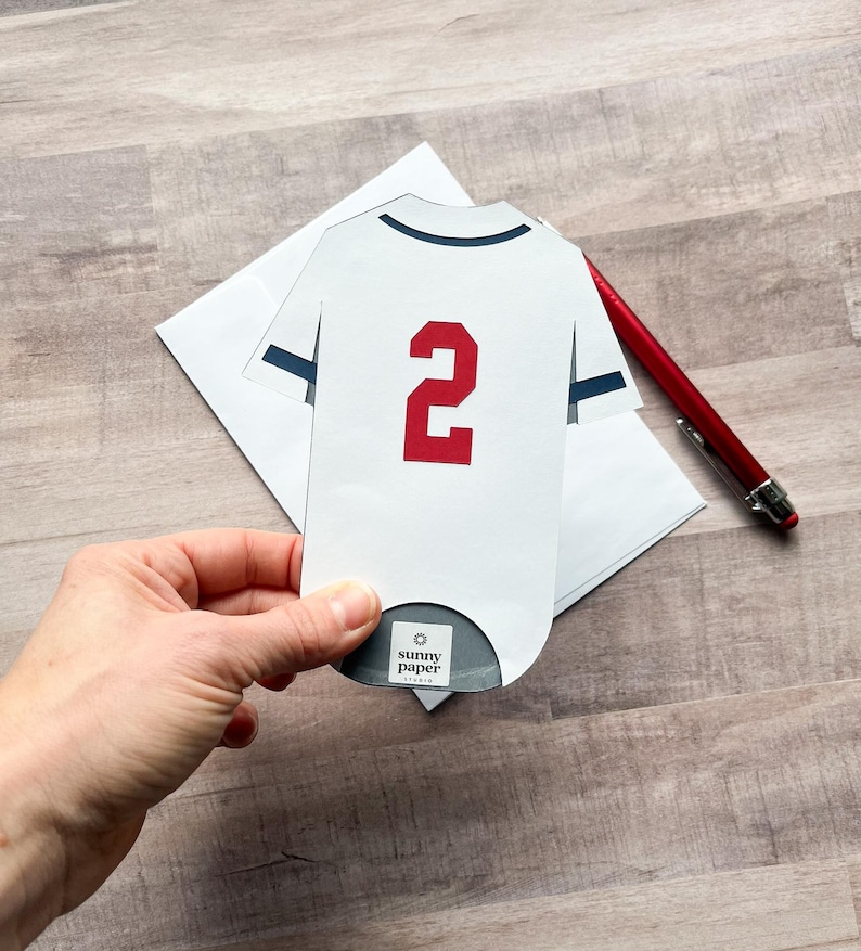 Baseball Gift Card Holder, Jersey Gift Card Holder, Team Spirit Gift ...