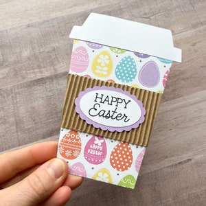 Easter Gift Card Holder, Coffee Cup Gift Card Holder, Gift for Easter ...
